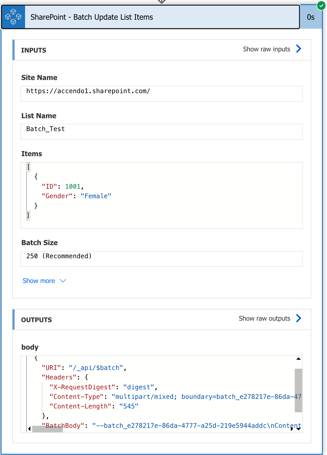 SharePoint - Batch Update List Items - Composer for Power Automate